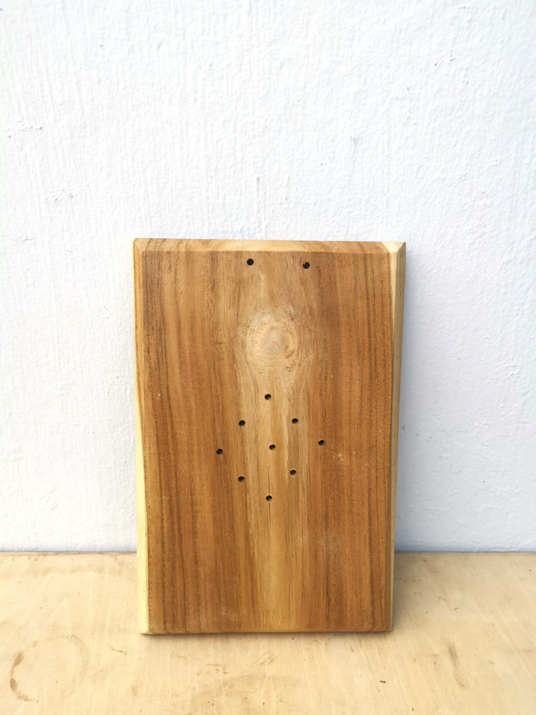Teak Wood Staghorn Mounting Board 20cmx30cmx3cm – Crafted Identity
